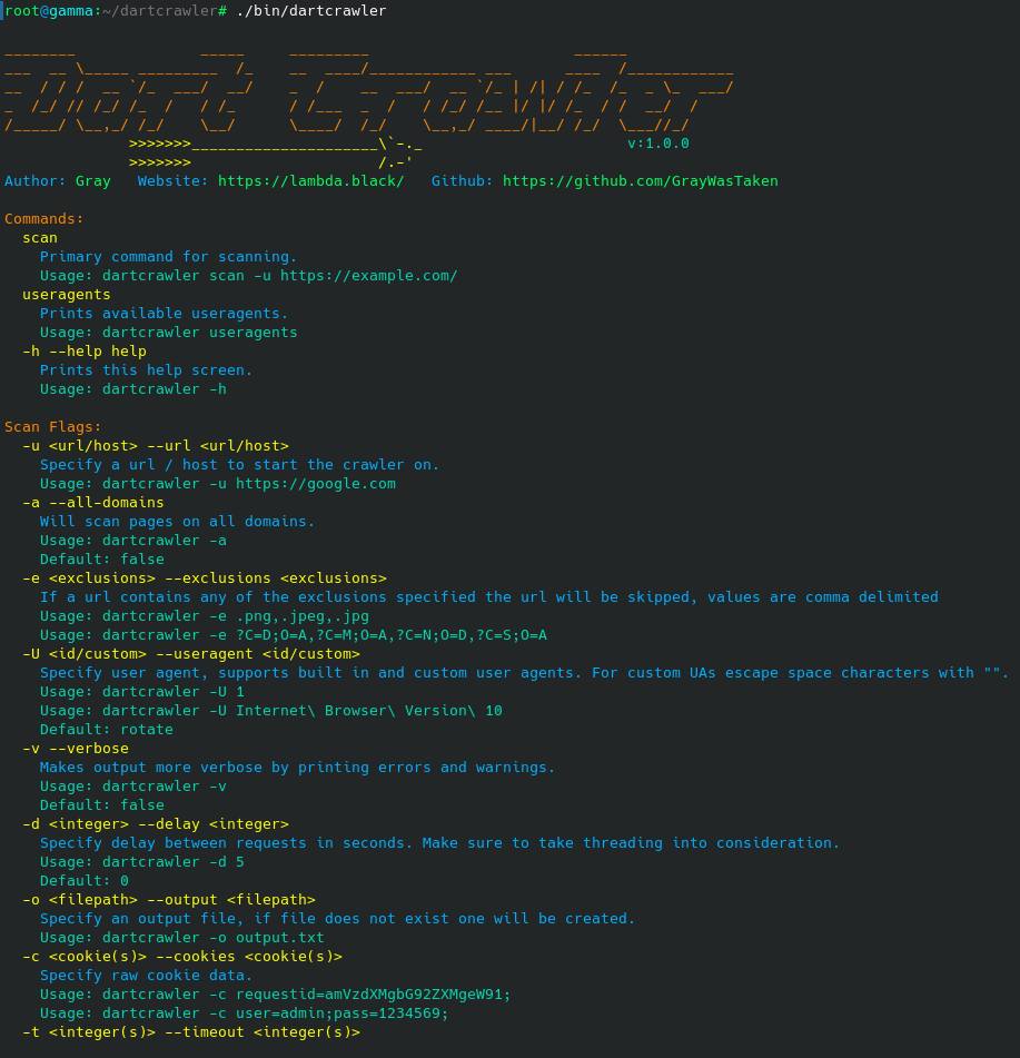 GitHub - GrayWasTaken/dartcrawler: Asynchronous web-crawler / spidering tool, written in dart.